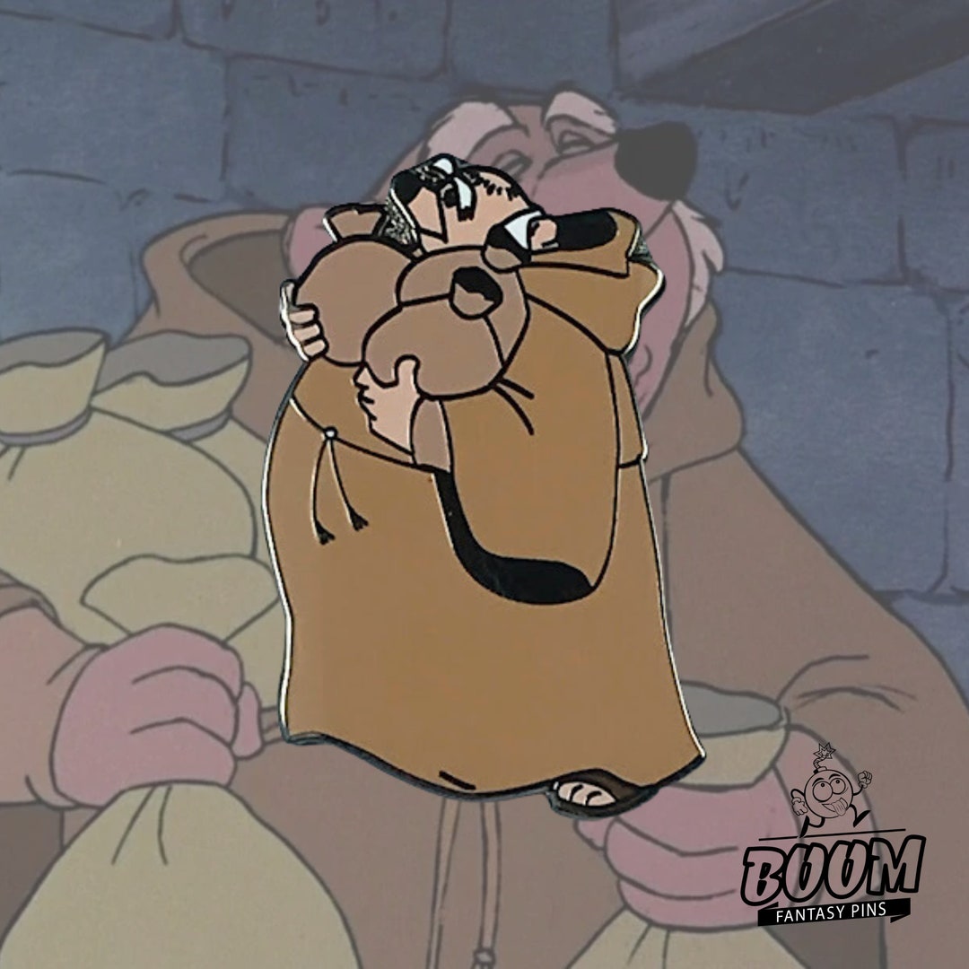 Robin Hood Pin, Friar Tuck Pin, Robin Hood Disney Fantasy Pins, A ...