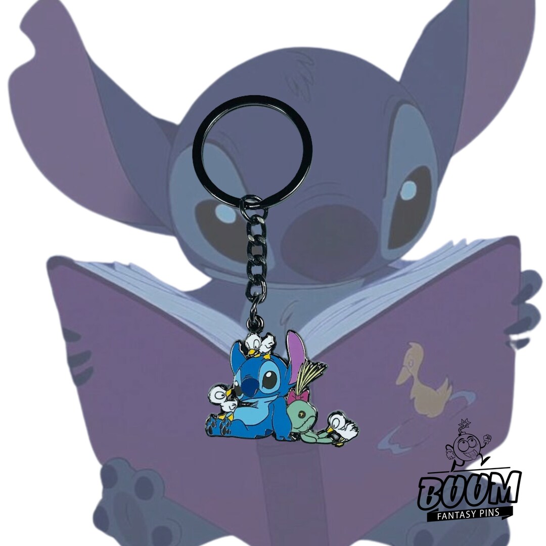 Stitch Keychain, Stitch, Lilo&stitch:, Adorable Disney Fantasy ...