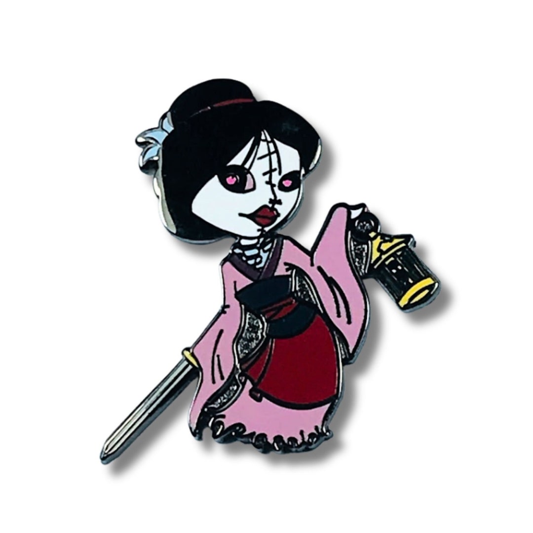 Fa Mulan as Zombie, Mulan: Disney Fantasy Pins, Test Version, the Brave ...