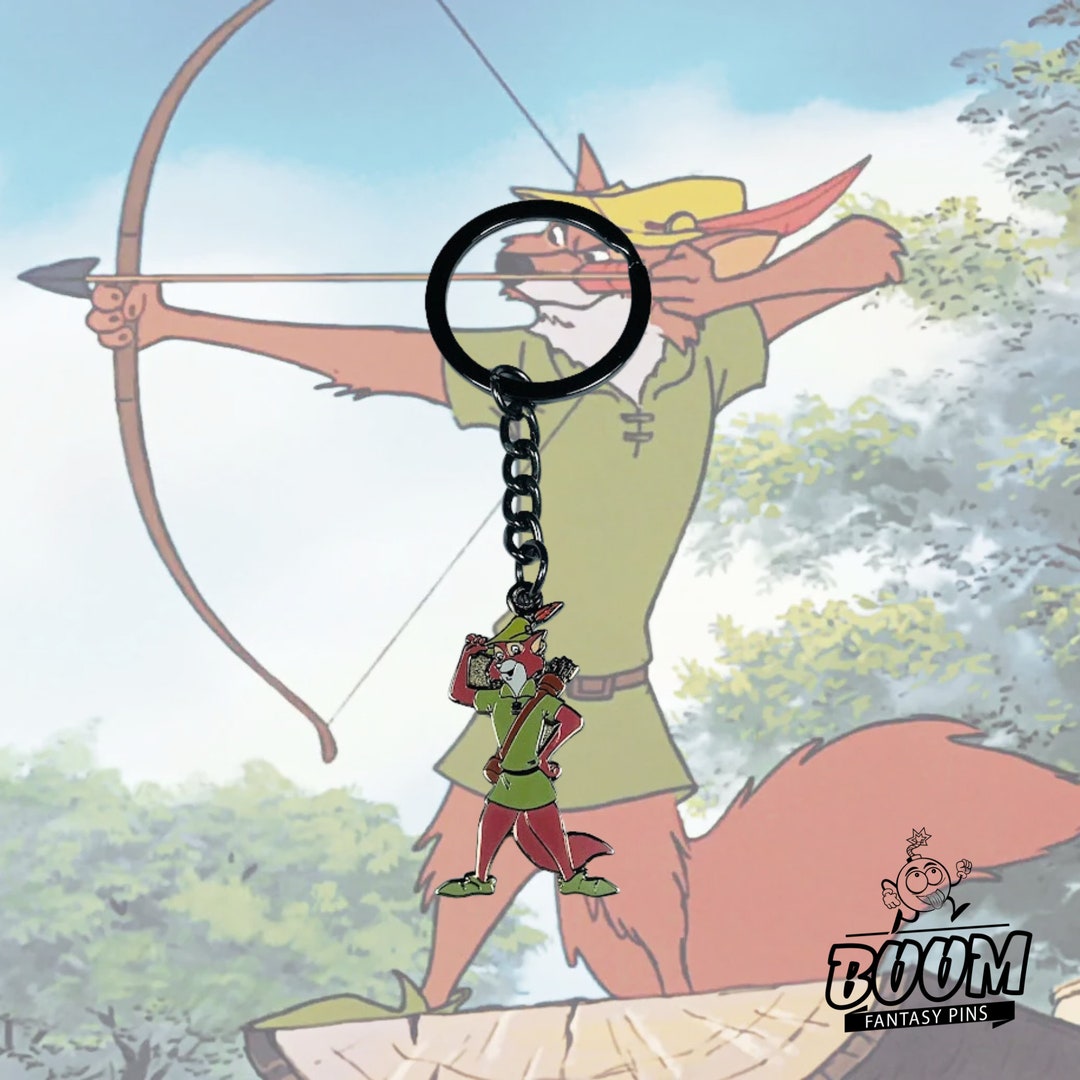 Robin Hood Keychain, Robin Hood Pin, Robin Hood, Disney Fantasy ...