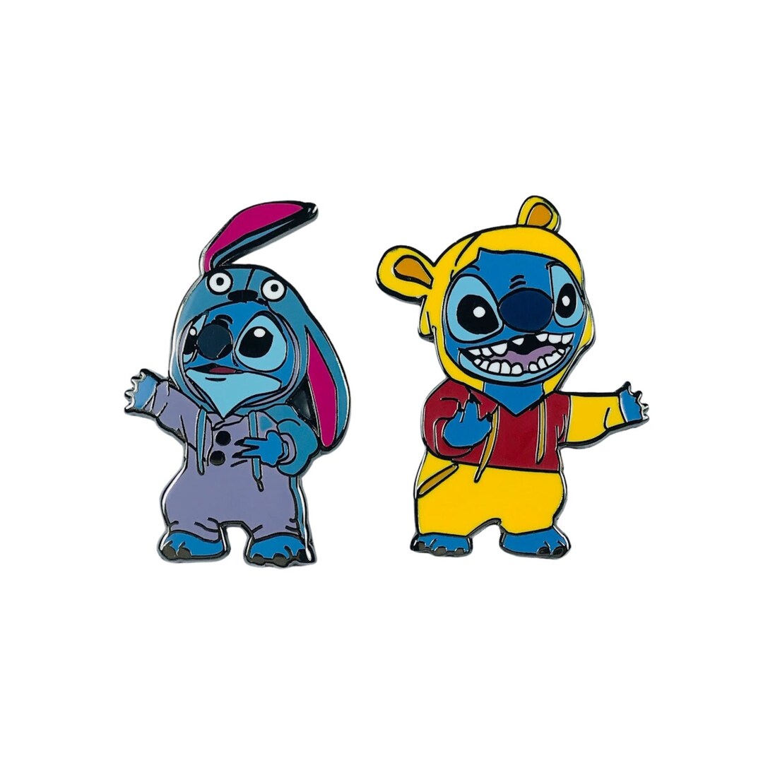 Stitch as Winnie Pooh and Igor, Lilo & Stitch, Disney Fantasy Pins ...