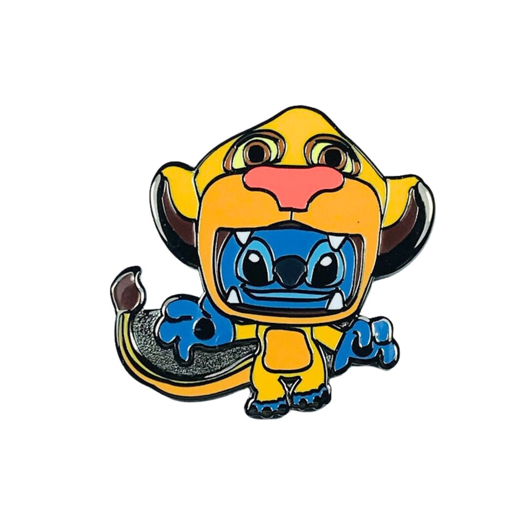 Stitch as Simba, Lilo & Stitch, Disney Fantasy Pins, the Lion King, His ...
