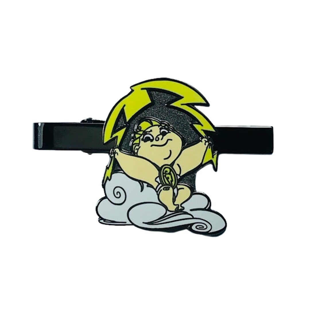 Zeus Lightning Bolts Tie Clip - Tie Bar, Electrifying Disney Fantasy ...