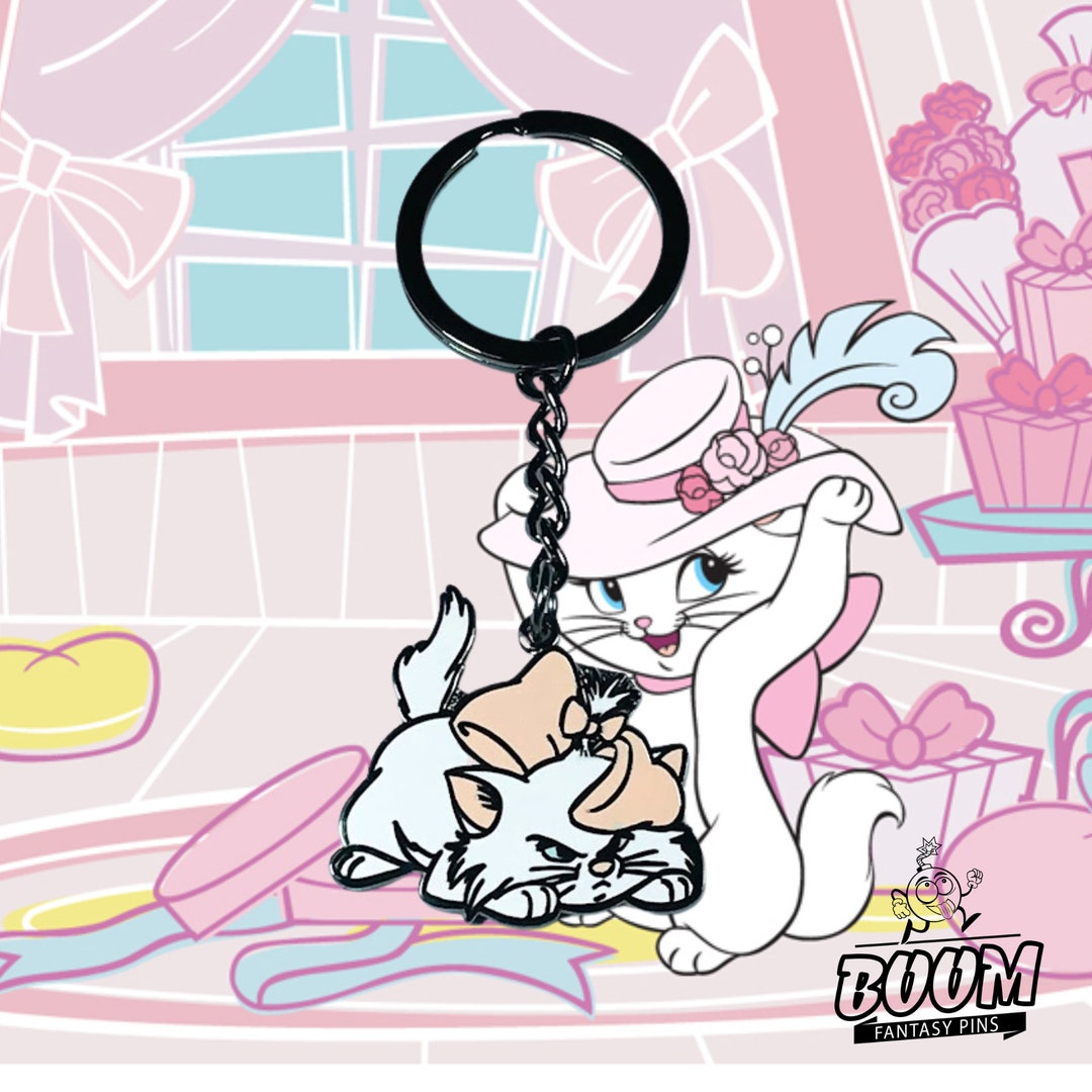 Marie Big Bow Keychain the Aristocats Keychains Adorable - Etsy