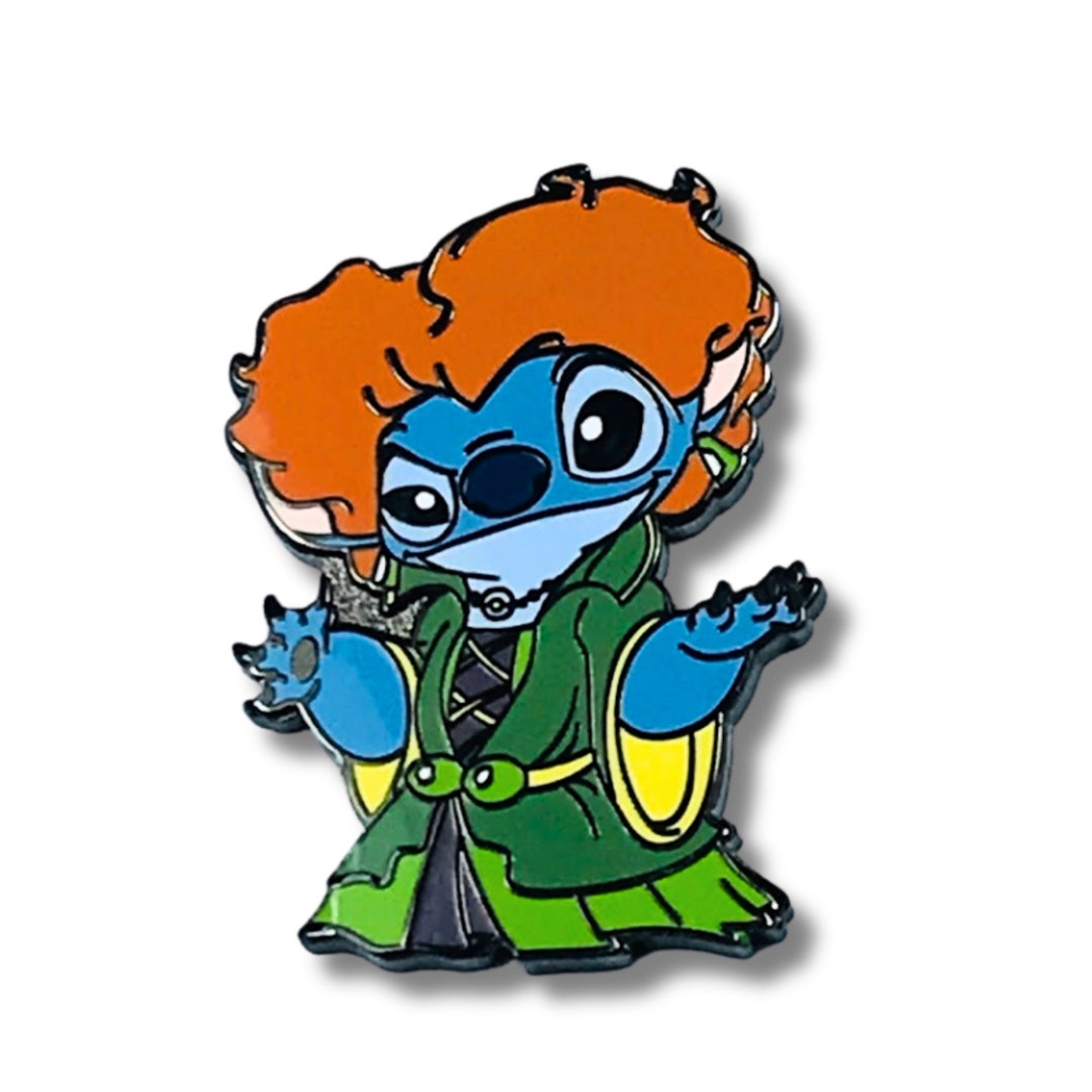 Stitch as Winifred Sanderson, Lilo & Stitch, Disney Fantasy Pins, His ...