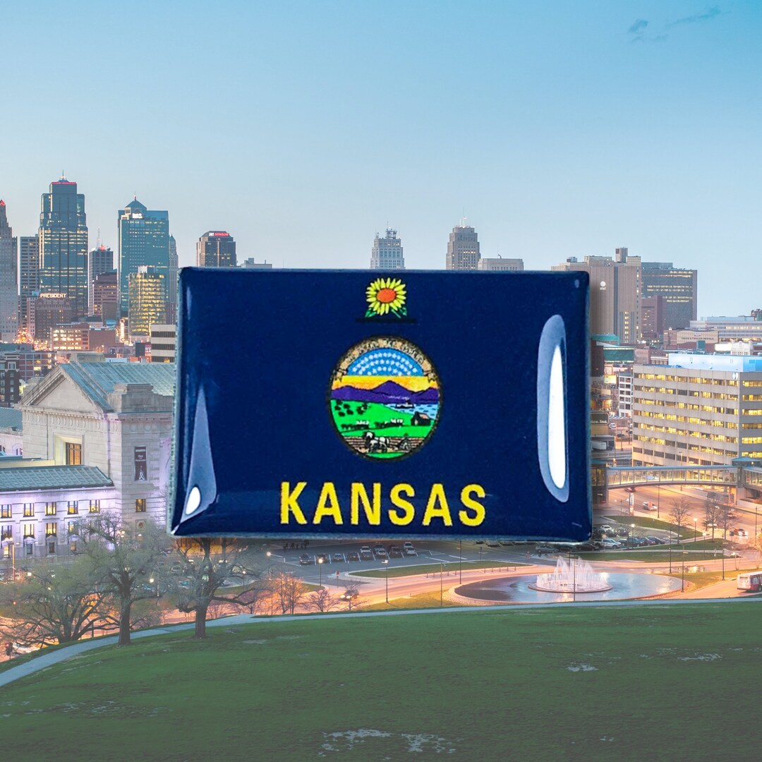 Kansas State Flag Pin, USA Kansas, Cute Pins, Lapel Pins, Kansas Pin ...