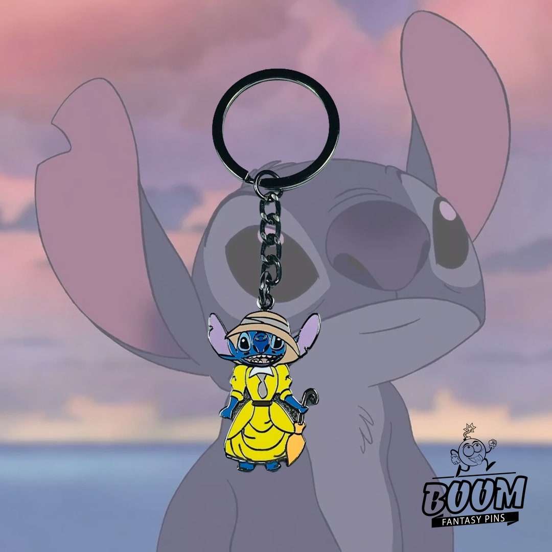 Stitch Keychain, Stitch as Jane Porter, Lilo&stitch: Adorable Disney ...