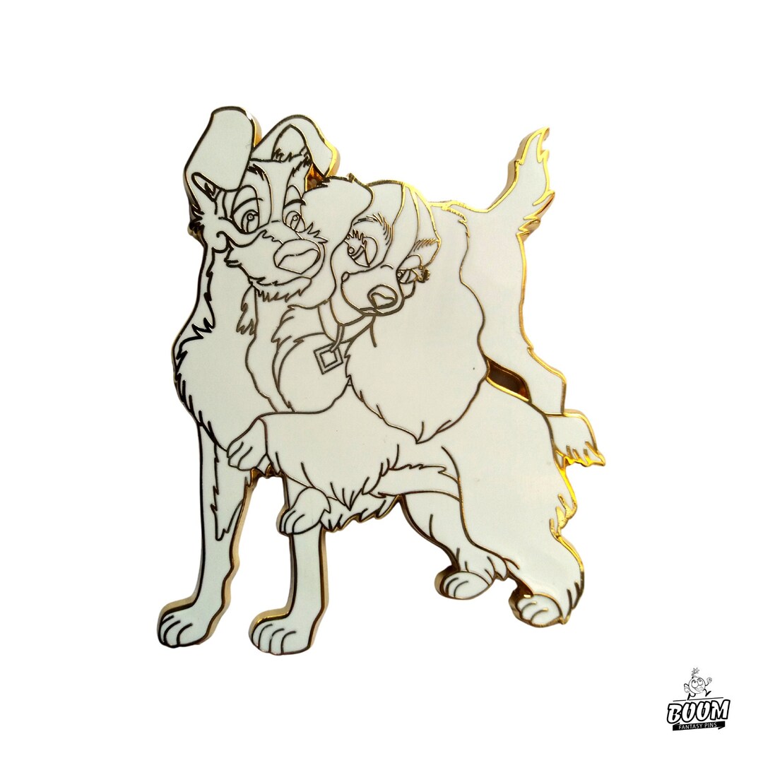 Pin – Lady and Tramp from Lady and the Tramp – Disney Fantasy - Etsy México