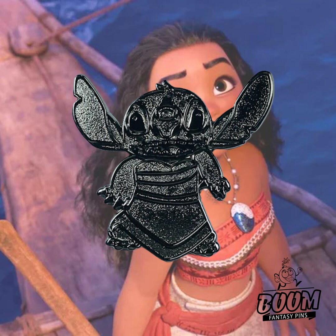 Stitch Pin, Stitch as Moana, Lilo&stitch: Adorable Disney Fantasy Pins ...