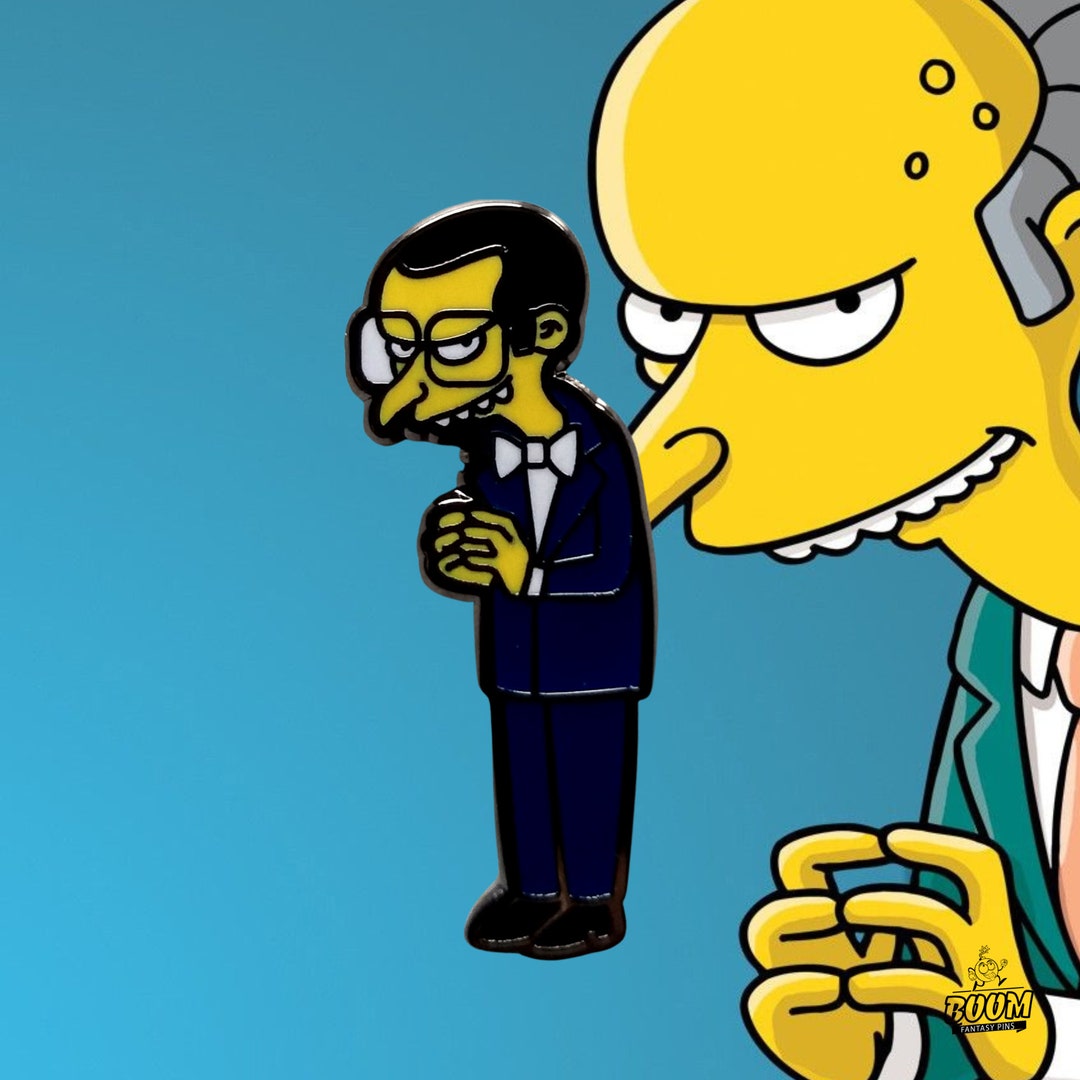 Mr. Burns the Simpsons: Unique Fantasy Pins Simpson Pin - Etsy