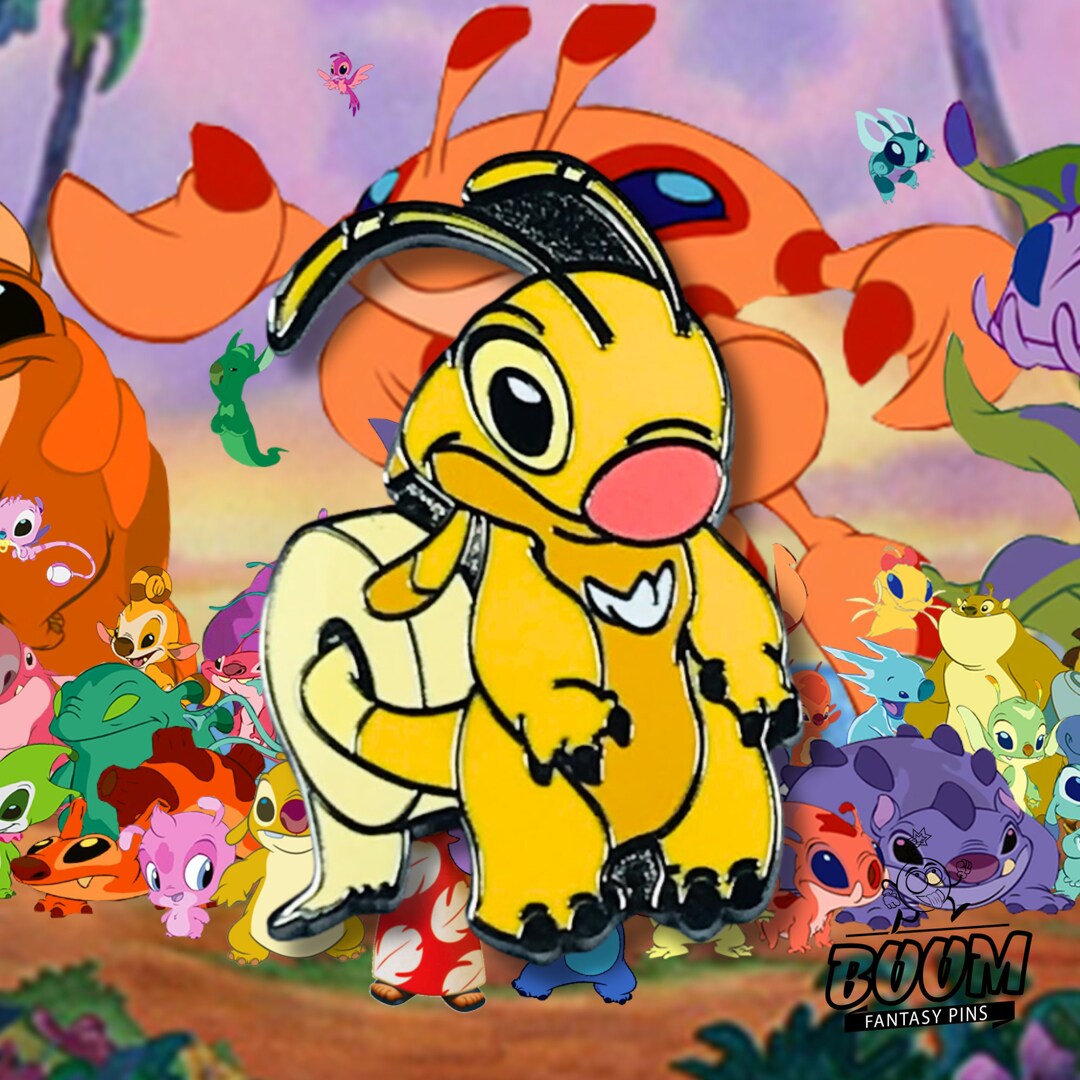 Stitch Pin, Wrapper, Experiment 521, Lilo&stitch: Adorable Disney ...