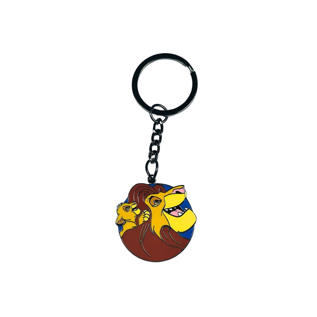 Lion King Keychain, Simba Face Keychain, Lion King, Iconic Disney ...