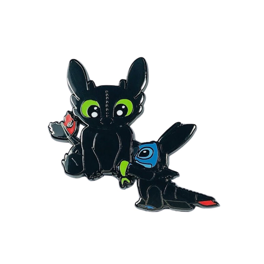 Stitch and Toothless, Lilo & Stitch, Disney Fantasy Pins, Toothless ...