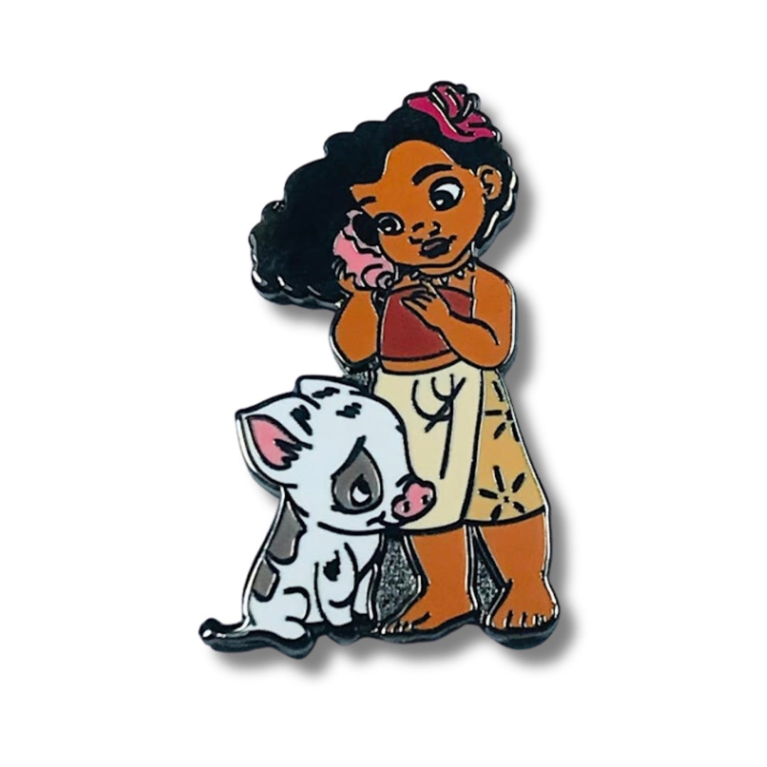 Moana as Kid & Pua, Moana: Lovable Disney Fantasy Pins, Dive Into the ...