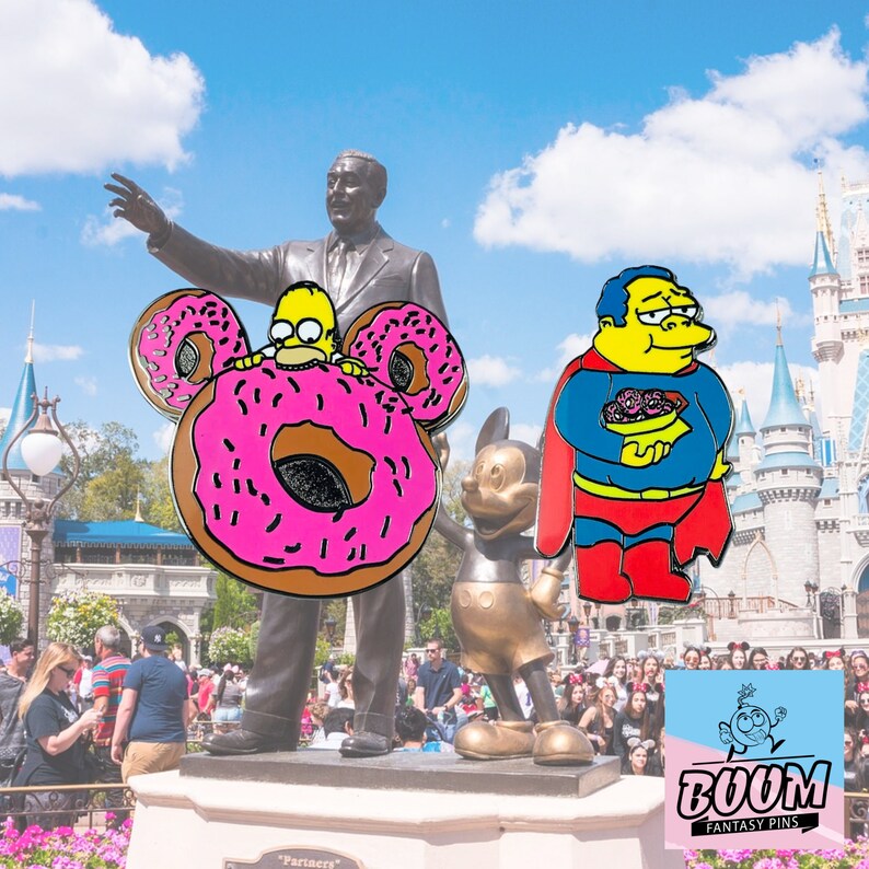 Pin – Homer Simpson From the Simpsons – Disney Fantasy - Etsy
