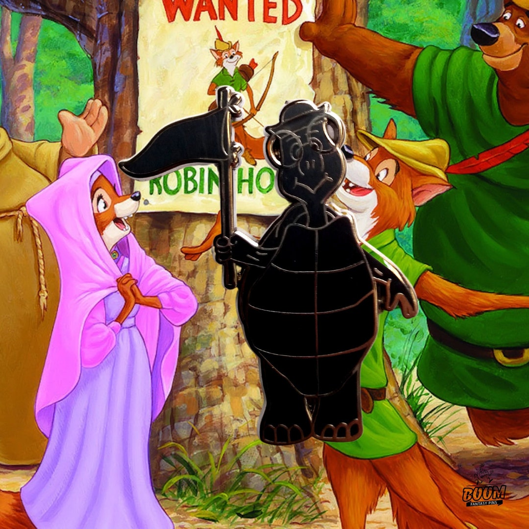 Toby Enamel Pin, Robin Hood, Disney Fantasy Pin, Toby Turtle, Test ...