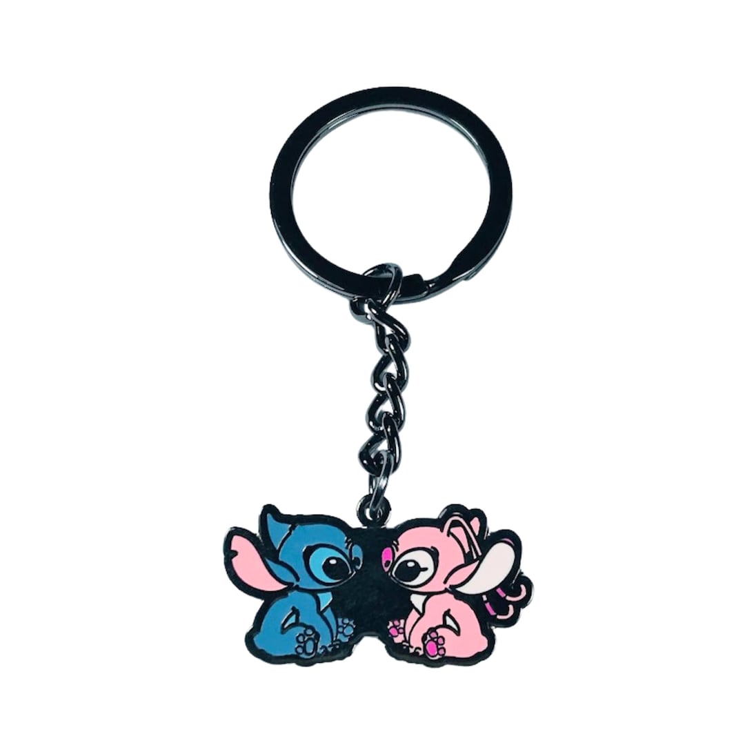 Stitch and Angel Keychain, Lilo & Stitch, Lovable Disney Fantasy ...