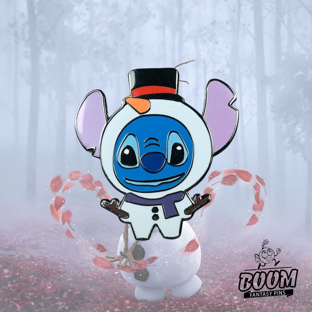 Stitch Pin, Stitch as Olaf, Lilo&stitch: Adorable Disney Fantasy Pins ...