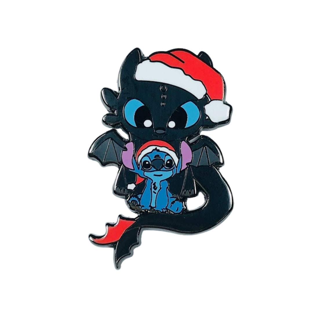Stitch and Toothless, Lilo and Stitch: A Magic Disney Fantasy Duo Pin ...