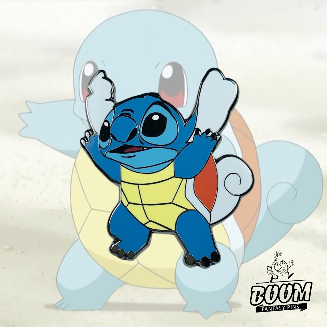 Stitch Pin, Stitch as Squirtle, Lilo&stitch: Adorable Disney Fantasy ...