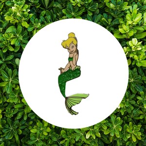 Tinker Bell as Mermaid, Tinkerbell: Disney Fantasy Pins, Perfect Gift ...
