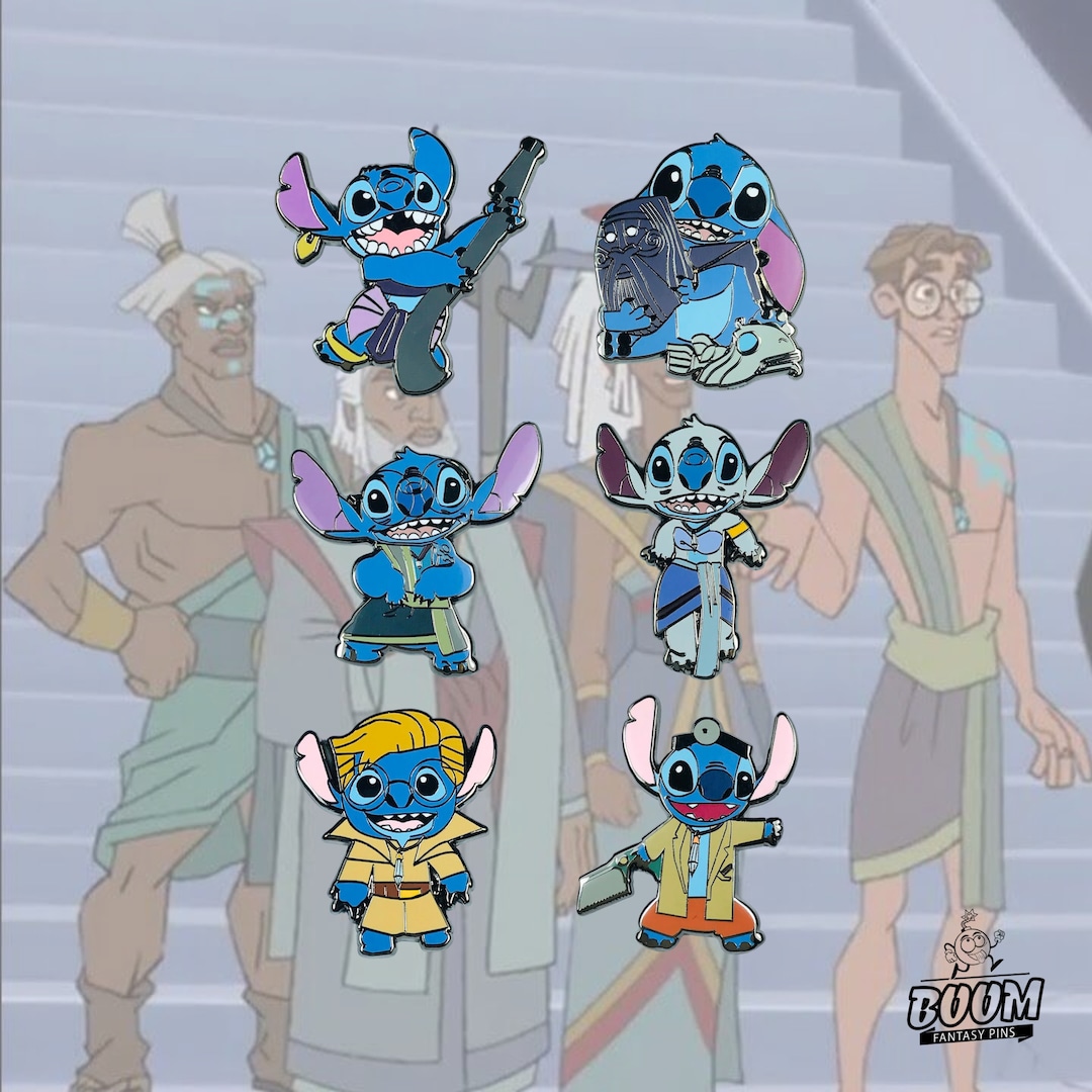 Stitch Pins, Stitch as Atlantis, Lilo&stitch: Adorable Disney Fantasy ...