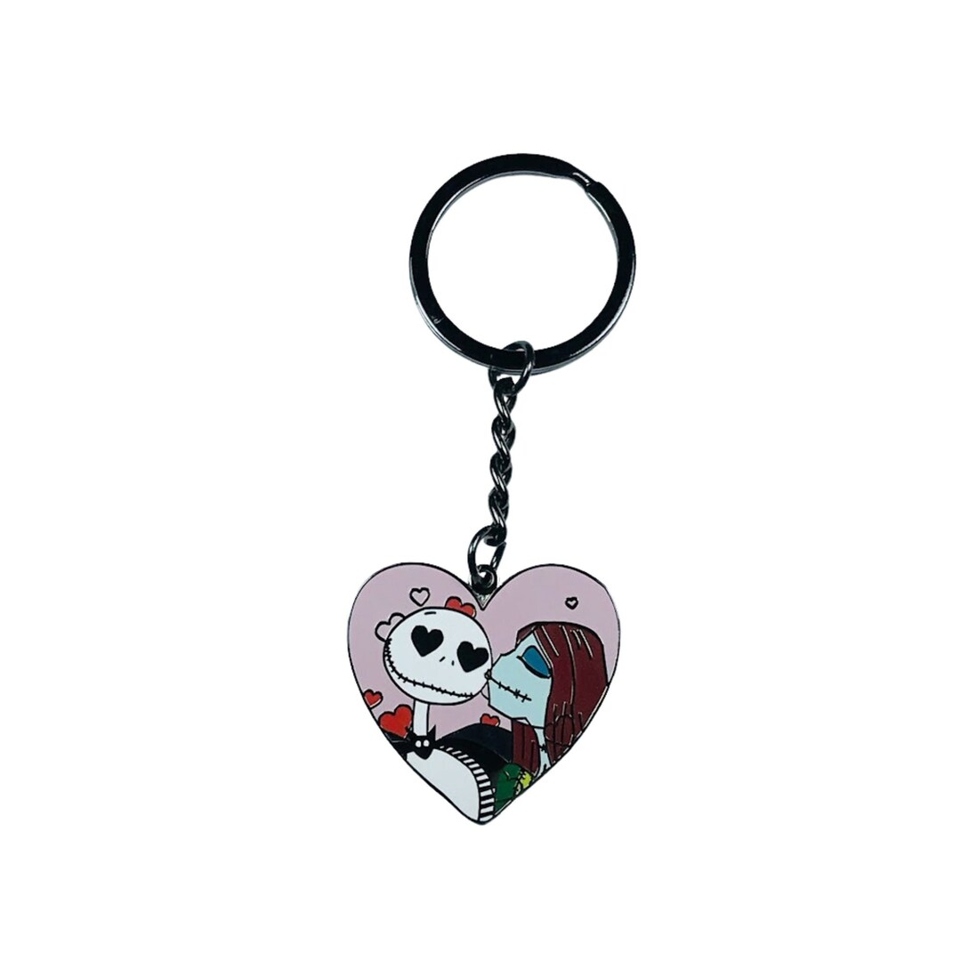 Jack and Sally Keychain, the Night Before Christmas, Disney Fantasy ...