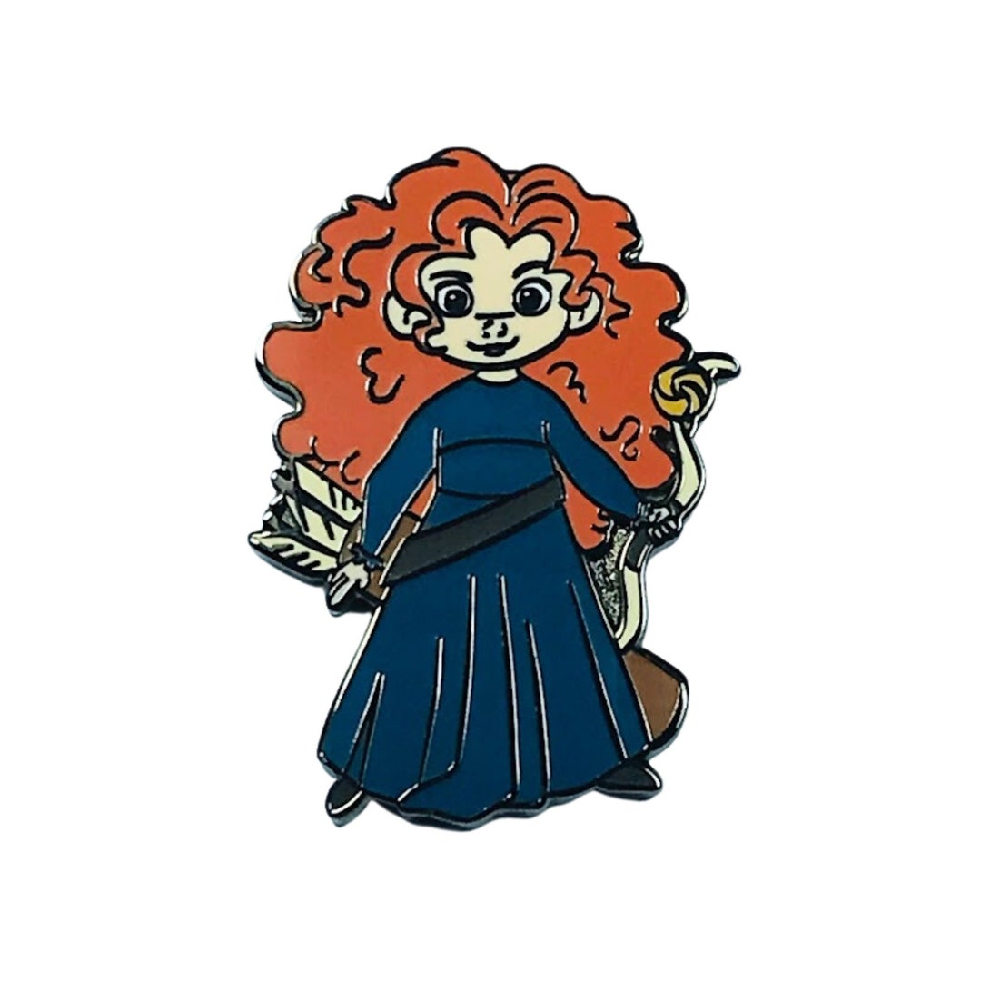 Princess Merida Brave Pin, A Magic Disney Fantasy Pins, the Courageous ...