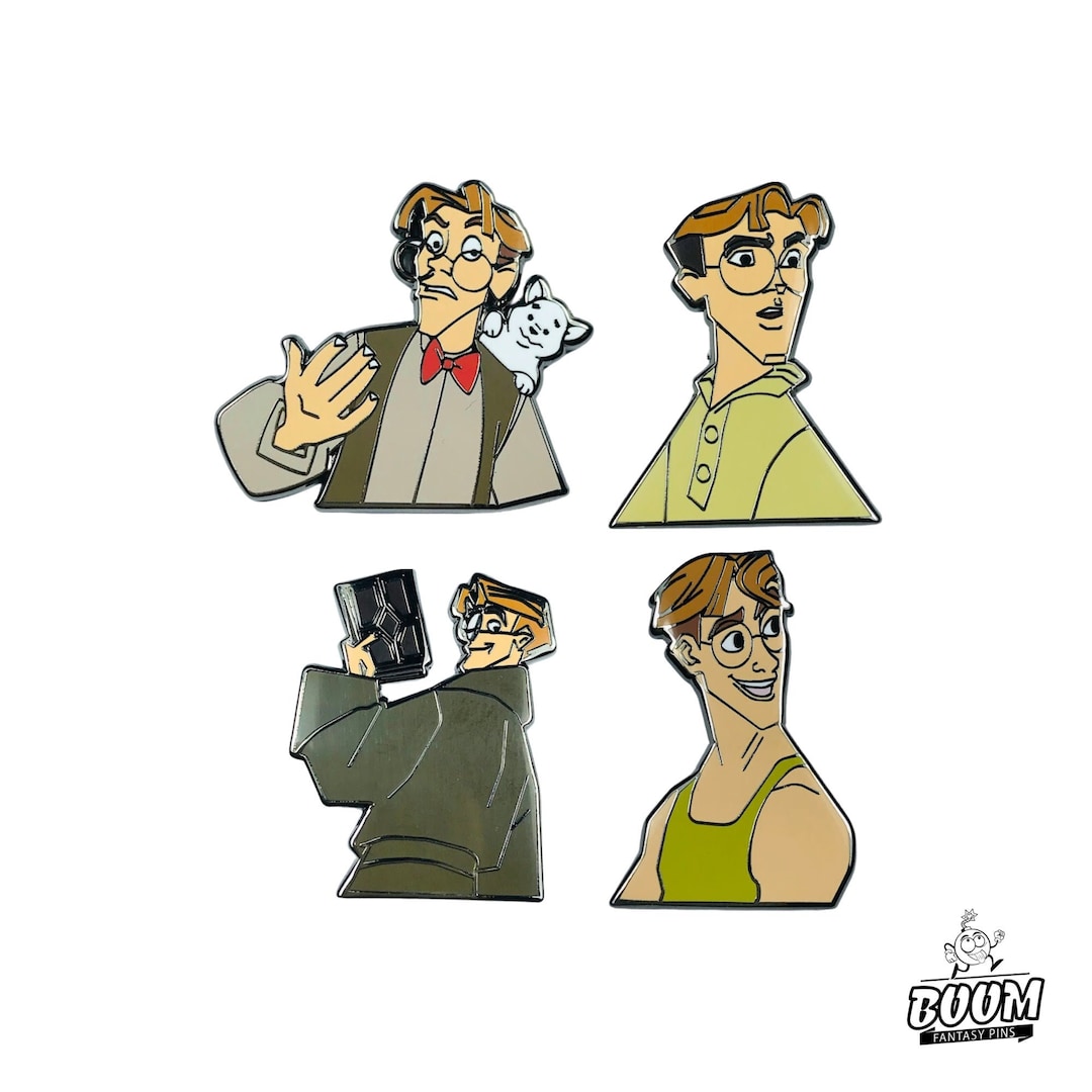 Milo Thatch Pin, Atlantis: the Lost Empire, Disney Fantasy Pins, Milo ...