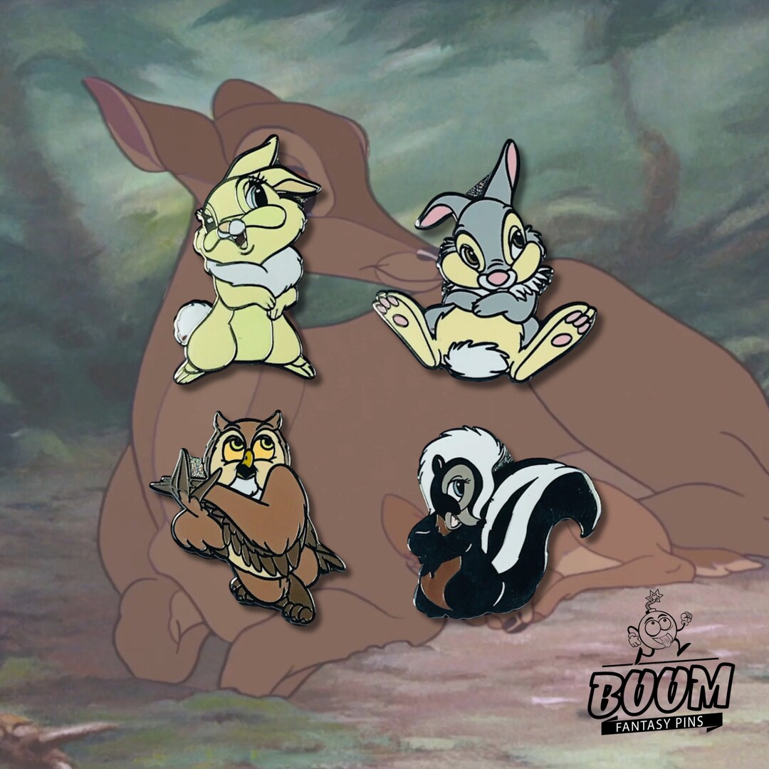 Bambi Pins Adorable Collection Bambi's Enamel Pin Disney - Etsy