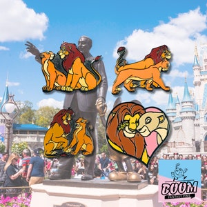 Adorable Collection Simba & Nala Smiles Pin, the Lion King, Disney ...