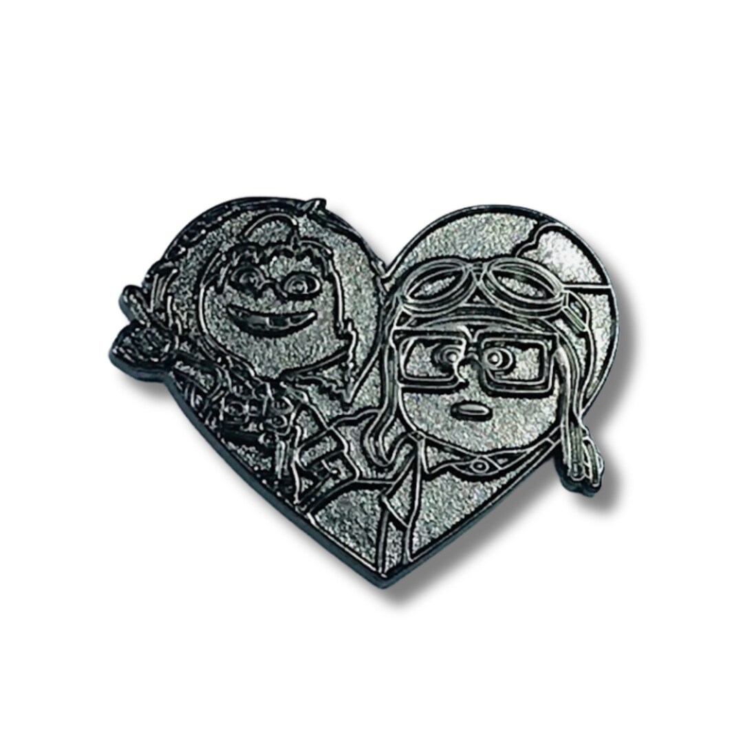 Up Carl & Ellie Enamel Pin Test up Disney Fantasy Pins Heart Pin ...