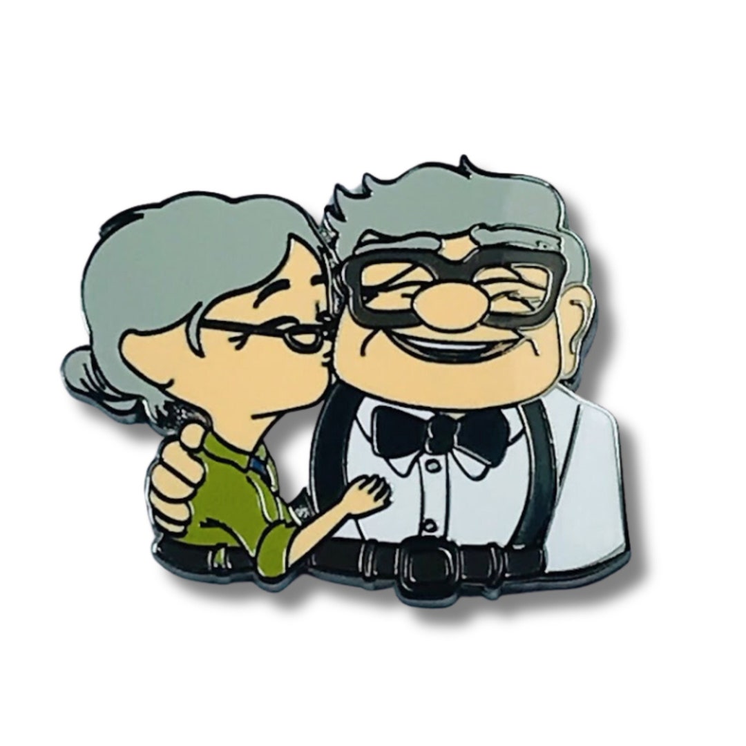 Carl and Ellie From Up, A Magic Disney Fantasy Pins, Symbolizing the ...