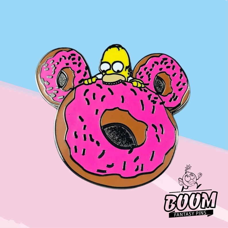 Pin – Homer Simpson From the Simpsons – Disney Fantasy - Etsy