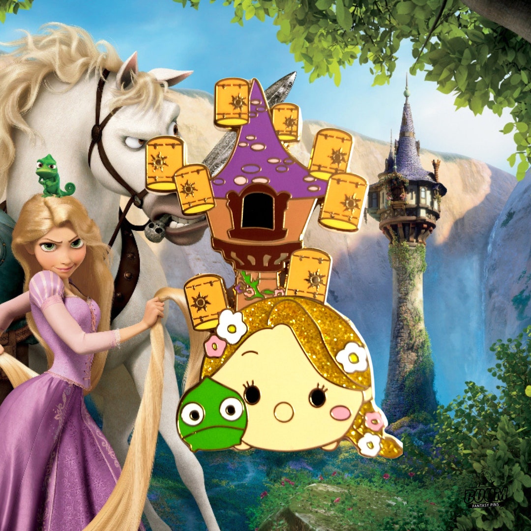 Rapunzel & Pascal, Tangled: Adorable Disney Fantasy Pins, Perfect Gift ...