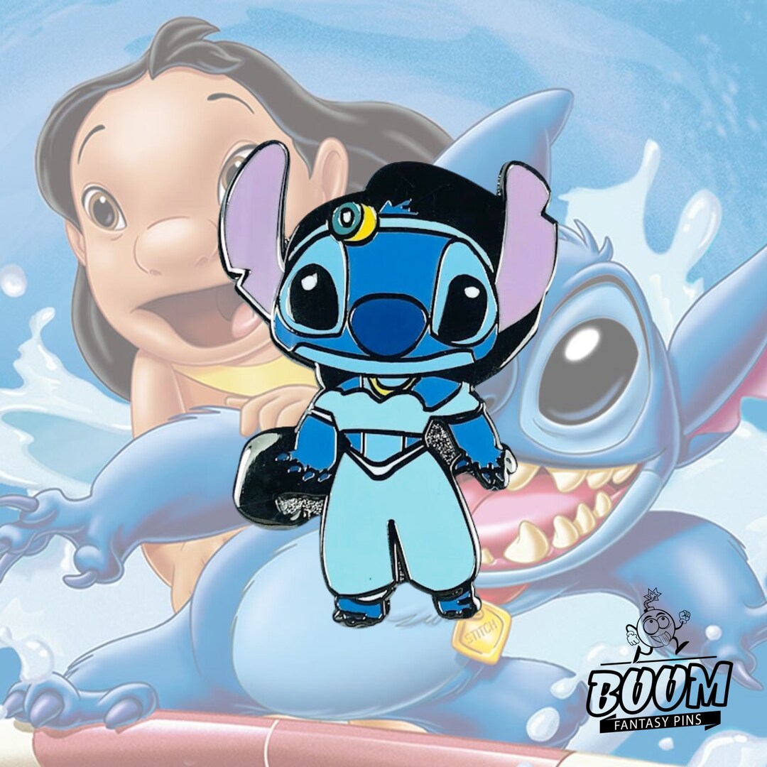 Stitch Pin, Stitch as Jasmine, Lilo&stitch: Adorable Disney Fantasy ...