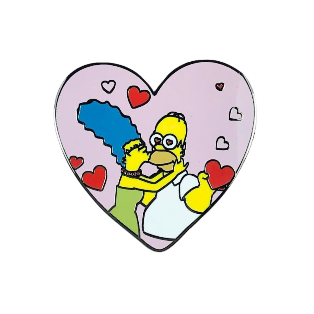 Homer and Marge Simpsons, the Simpsons: Unique Fantasy Pins, Marge ...