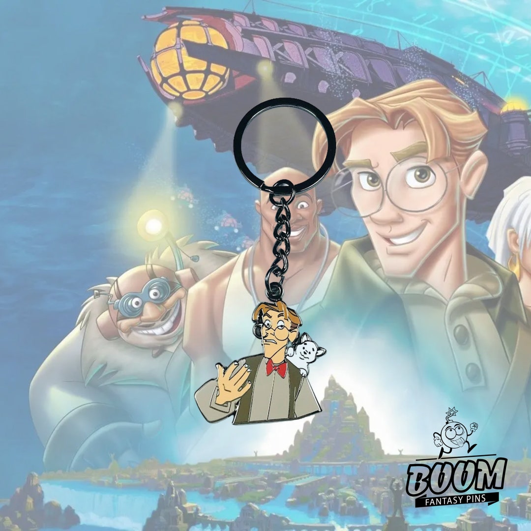 Milo James Thatch Keychain, Atlantis: the Lost Empire, Disney Fantasy ...
