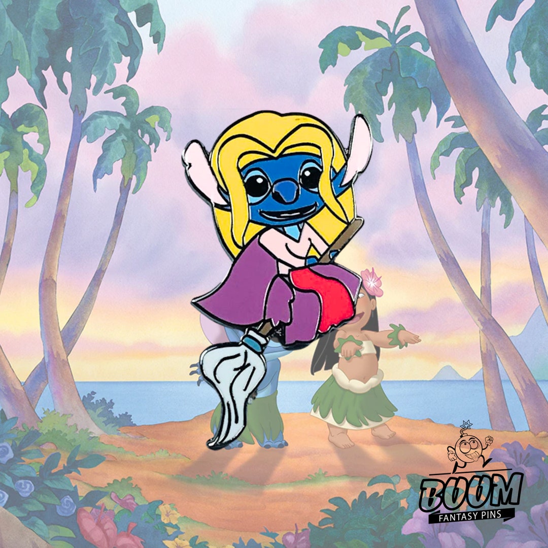 Stitch Pin, Stitch as Sara, Lilo&stitch: Adorable Disney Fantasy Pins ...