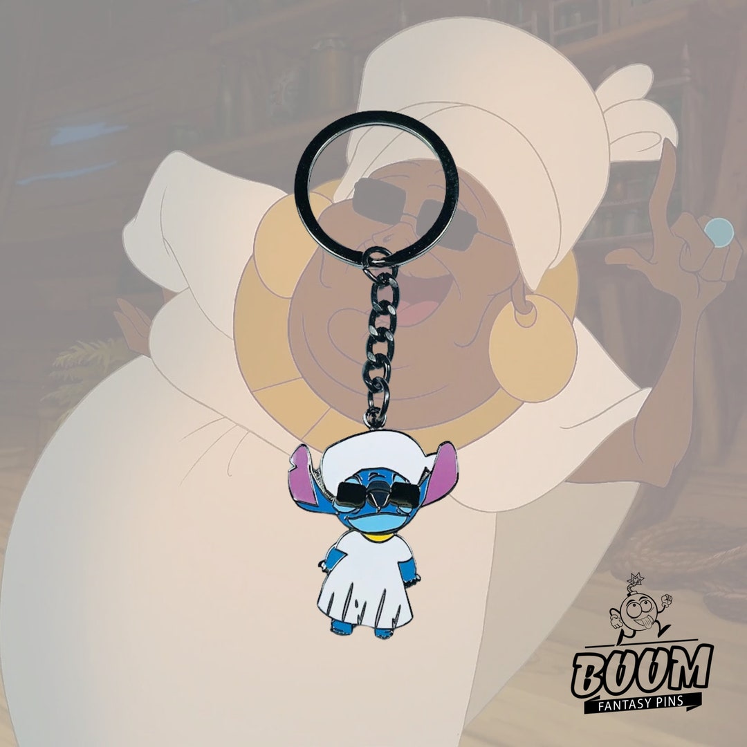 Stitch Keychain, Stitch as Mama Odie, Lilo&stitch: Disney Fantasy ...