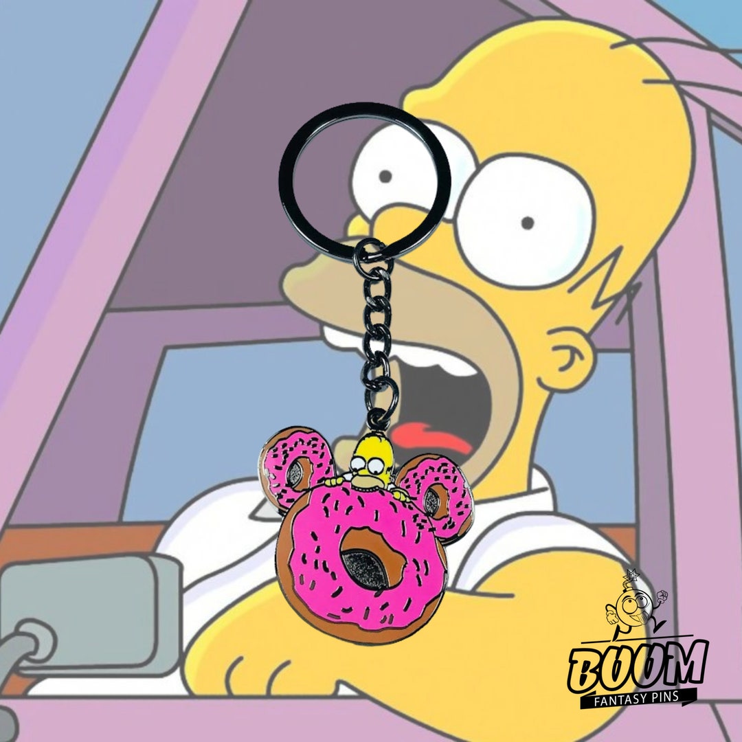 Homer Simpsons, the Simpsons: Unique Fantasy Keychain, Simpson Keychain ...