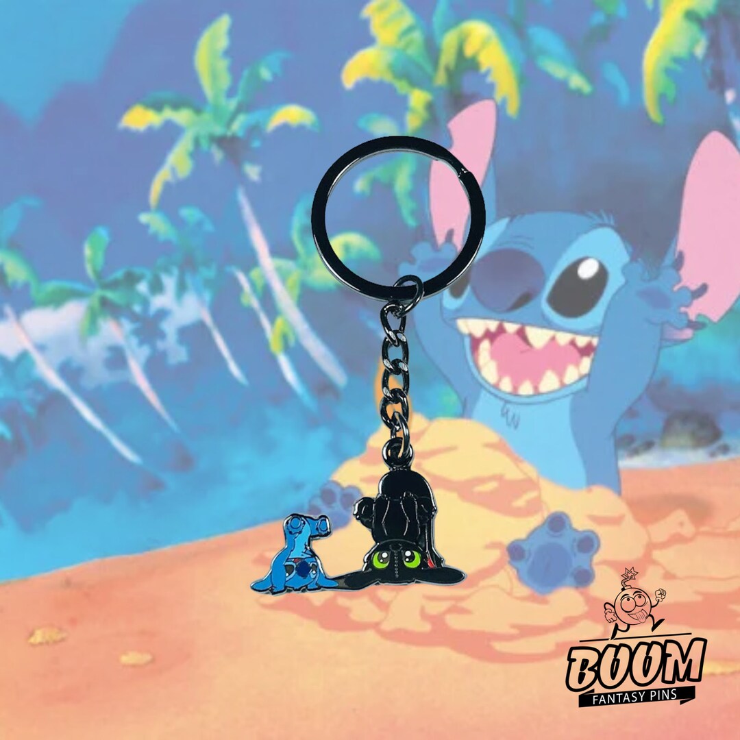 Stitch and Toothless, Lilo&stitch: Adorable Disney Keychains, Cute and ...