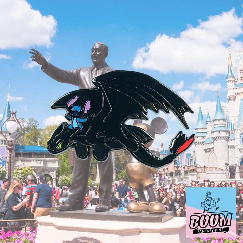 Pin – Stitch and Toothless From Lilo and Stitch – Disney Fantasy - Etsy