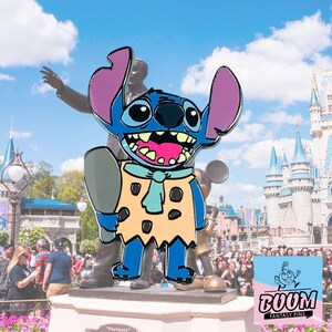 Stitch as Pedro Picapiedra, Lilo & Stitch, Disney Fantasy Pins ...