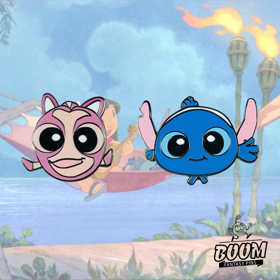 Stitch and Angel Pins, Stitch As Nemo, Dori, Lilo&Stitch: Disney ...