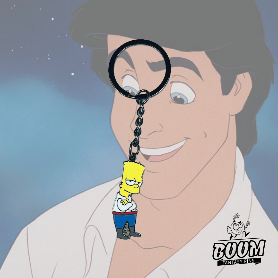 Bart Simpson, the Simpsons: Unique Fantasy Keychains, Simpsons ...