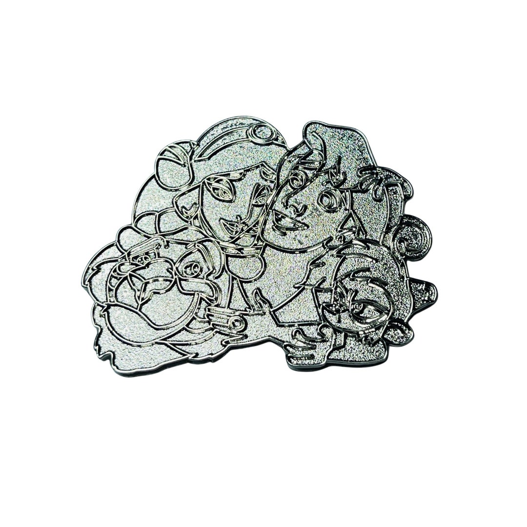 Princess Jasmine and Aladdin From Aladdin Pin: A Magical Disney Fantasy ...