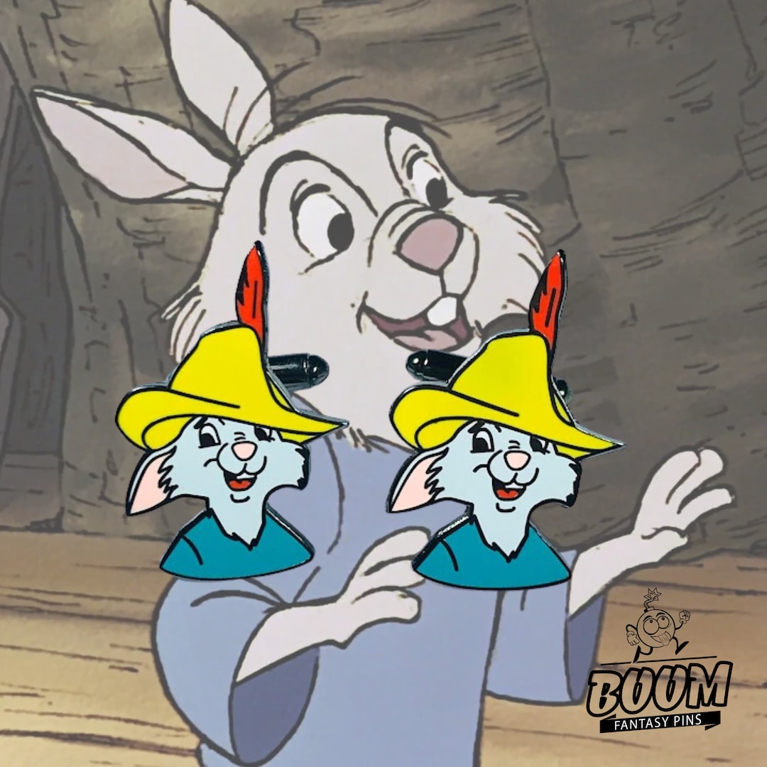 Skippy Rabbit Cufflinks Robin Hood Disney Fantasy Cufflins Cute and ...