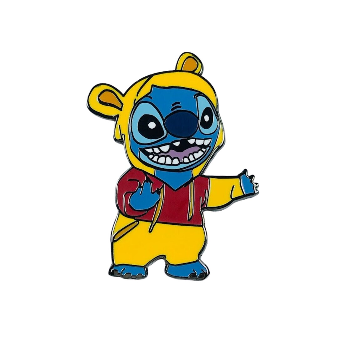 Stitch as Winnie Pooh Lilo and Stitch Pin, A Magic Disney Fantasy ...