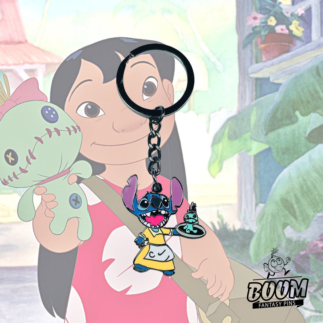 Stitch Keychain, Stitch With Rags, Lilo&stitch: Adorable Disney Fantasy ...